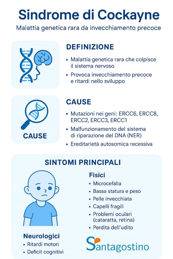 La sindrome di Cockayne: cos'è e come si tratta - Santagostino Magazine