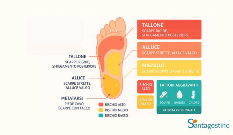 Le vesciche ai piedi - Santagostino Magazine